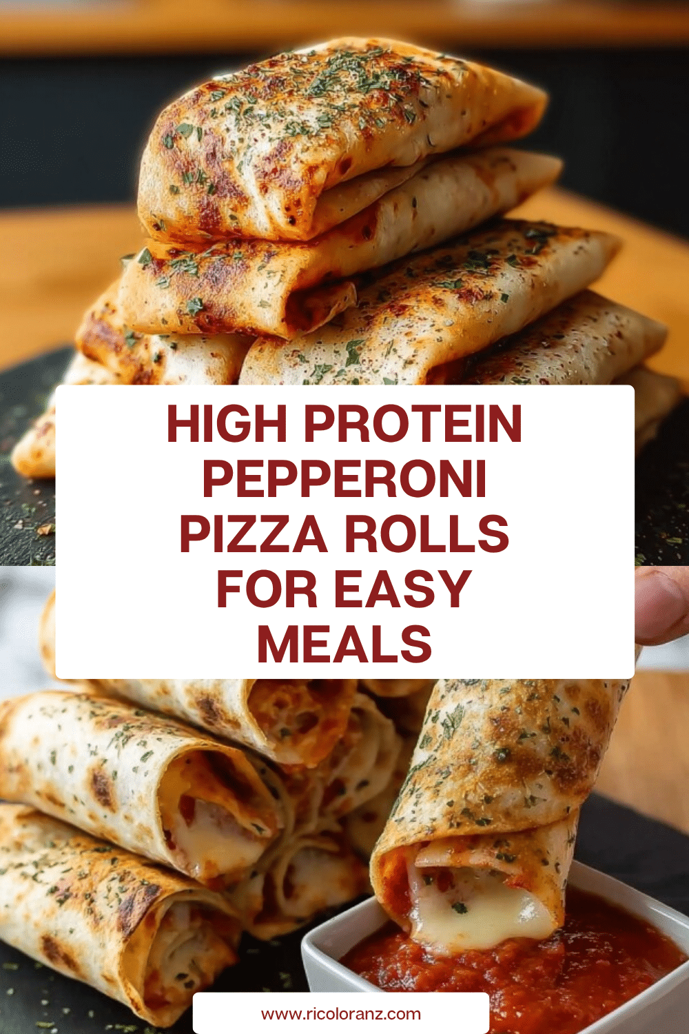 High Protein Pepperoni Pizza Rolls: Irresistible Snack
