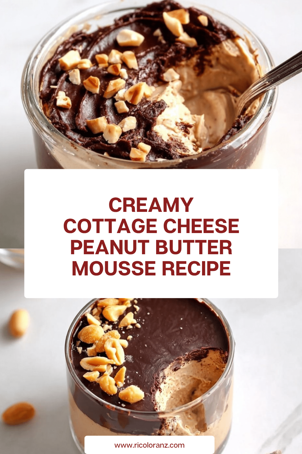 Cottage Cheese Peanut Butter Mousse Healthy Creamy Delight